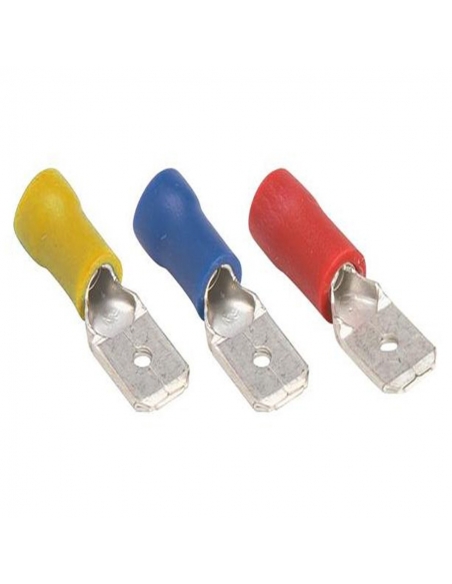 6.3x0.8mm pre-insulated male faston terminal for cable 1.5 up to 2.5mm2 ...