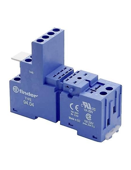 Relay base 4 contacts, 14 pins 94.04 Series 94 FINDER | ADAJUSA | price
