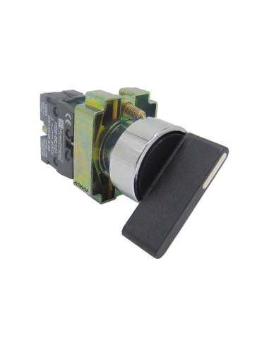 HB2-BJ33 XB2-BJ33 selector conmutador eléctrico metálico 3 posiciones maneta larga 22mm abierto ...