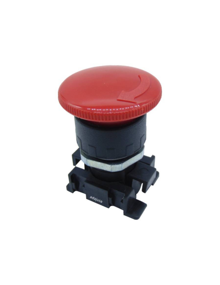 Pneumatic safety mushroom pushbutton - Aignep | ADAJUSA | price