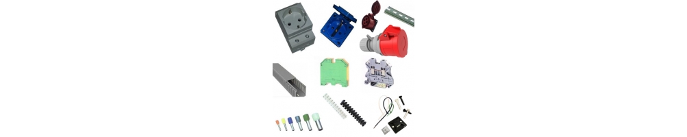 Connection material, connection strips, clemas strips, terminals ...