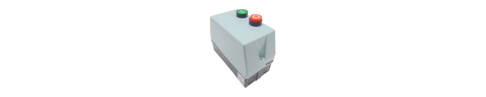 Boxes for starters with electrical contactors and thermal relays