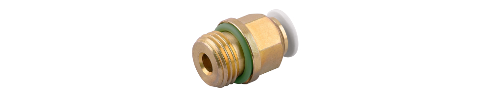 Straight male cylindrical Fittings with O-ring for the food industry ...