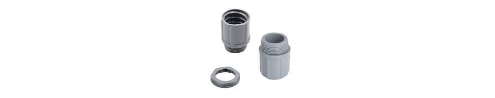 PG thread polyamide Cable gland for flexible PVC pipes