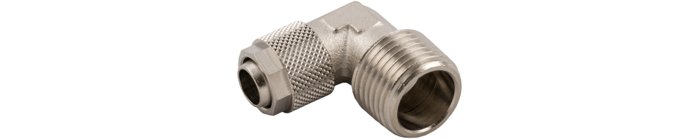 Wide variety of L- Fittings with male metric thread manufactured in ...